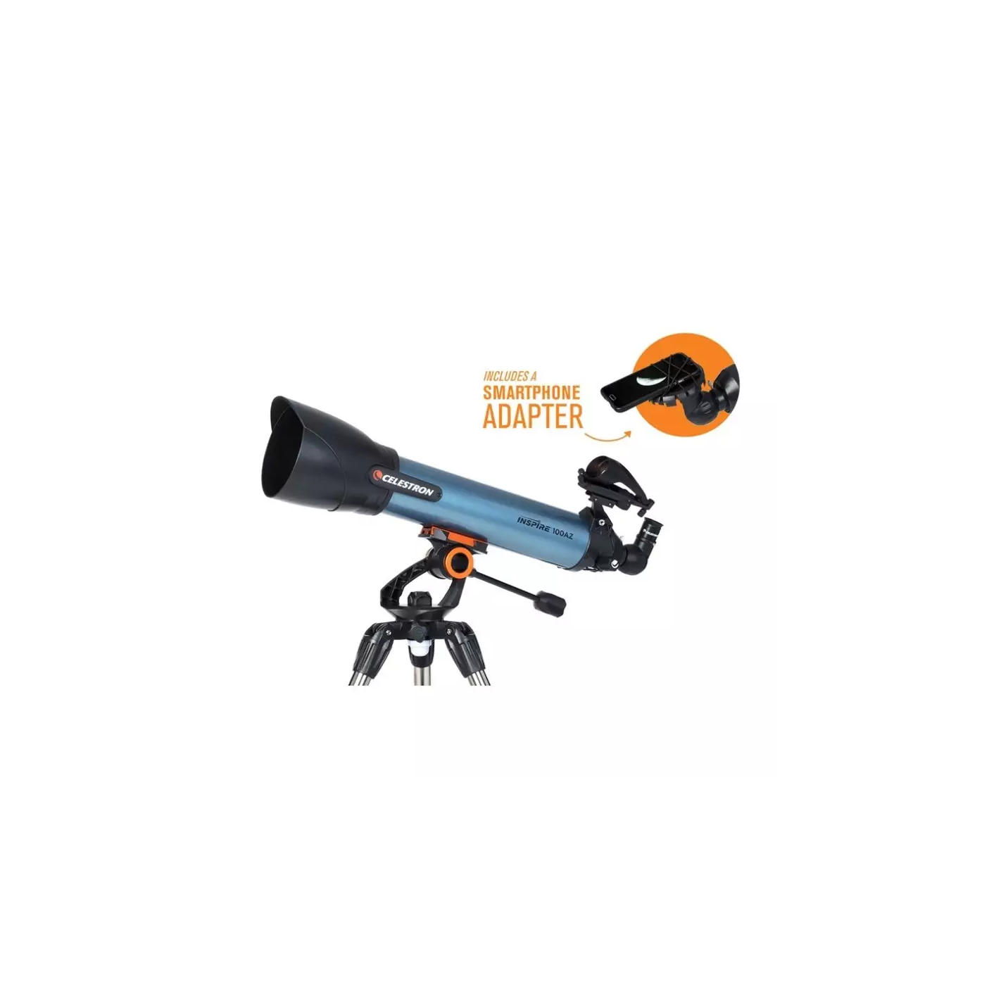 Comprar Pack Telescopio Refractor Celestron Inspire 100az Con Curso De